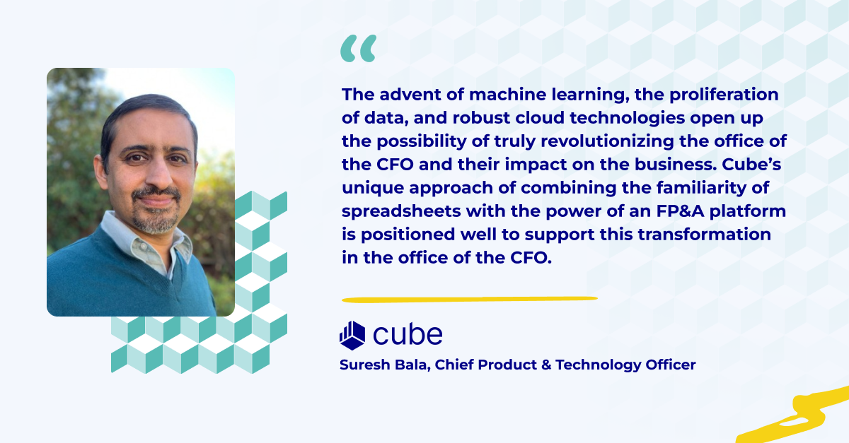 Cube raises $20M, appoints former Workday exec, Suresh Bala, to lead ...
