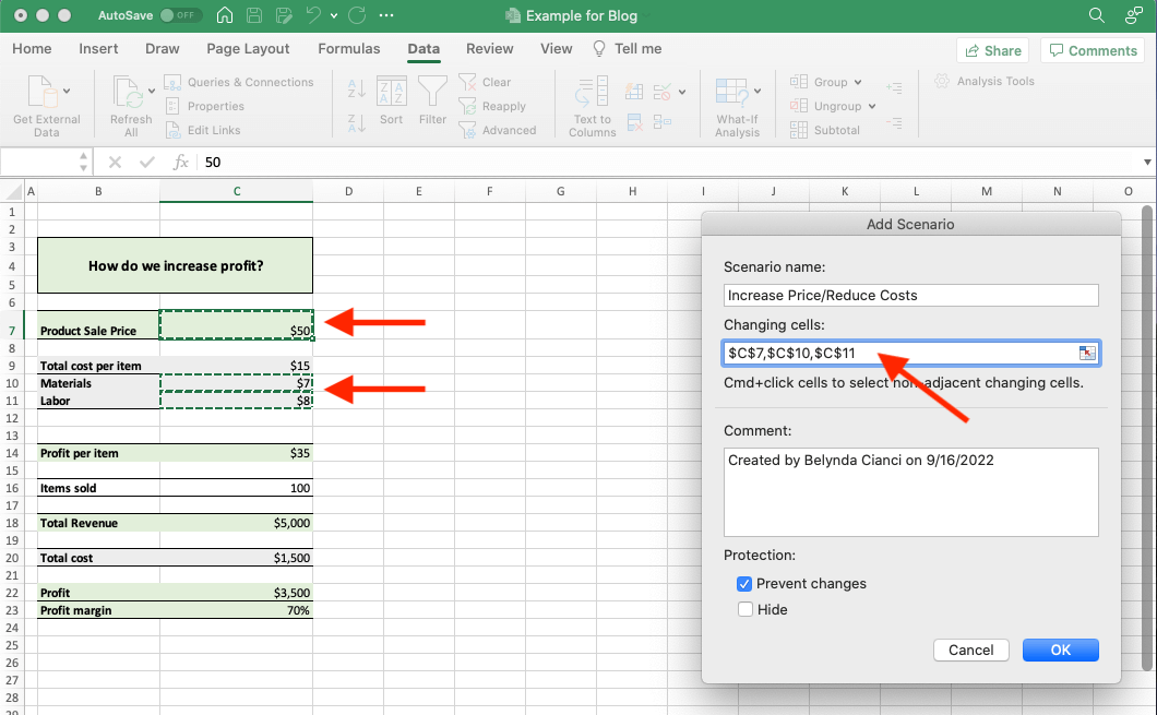 What-if analysis: a beginner's guide to scenarios + goal seek in Excel